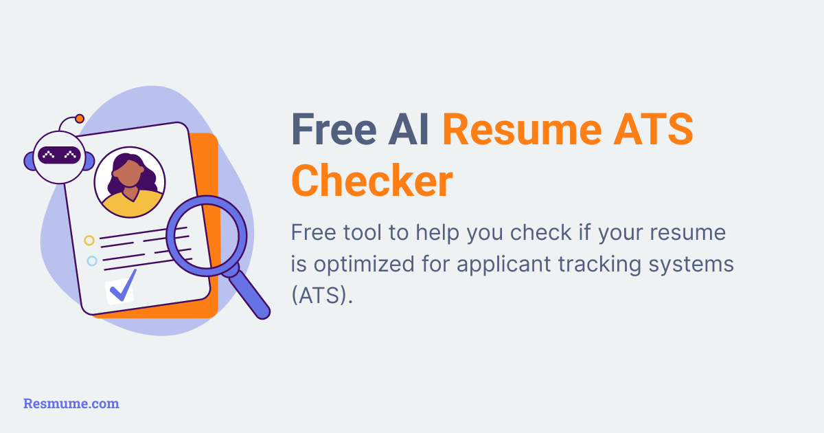 Free AI Resume ATS Checker | Resmume.com